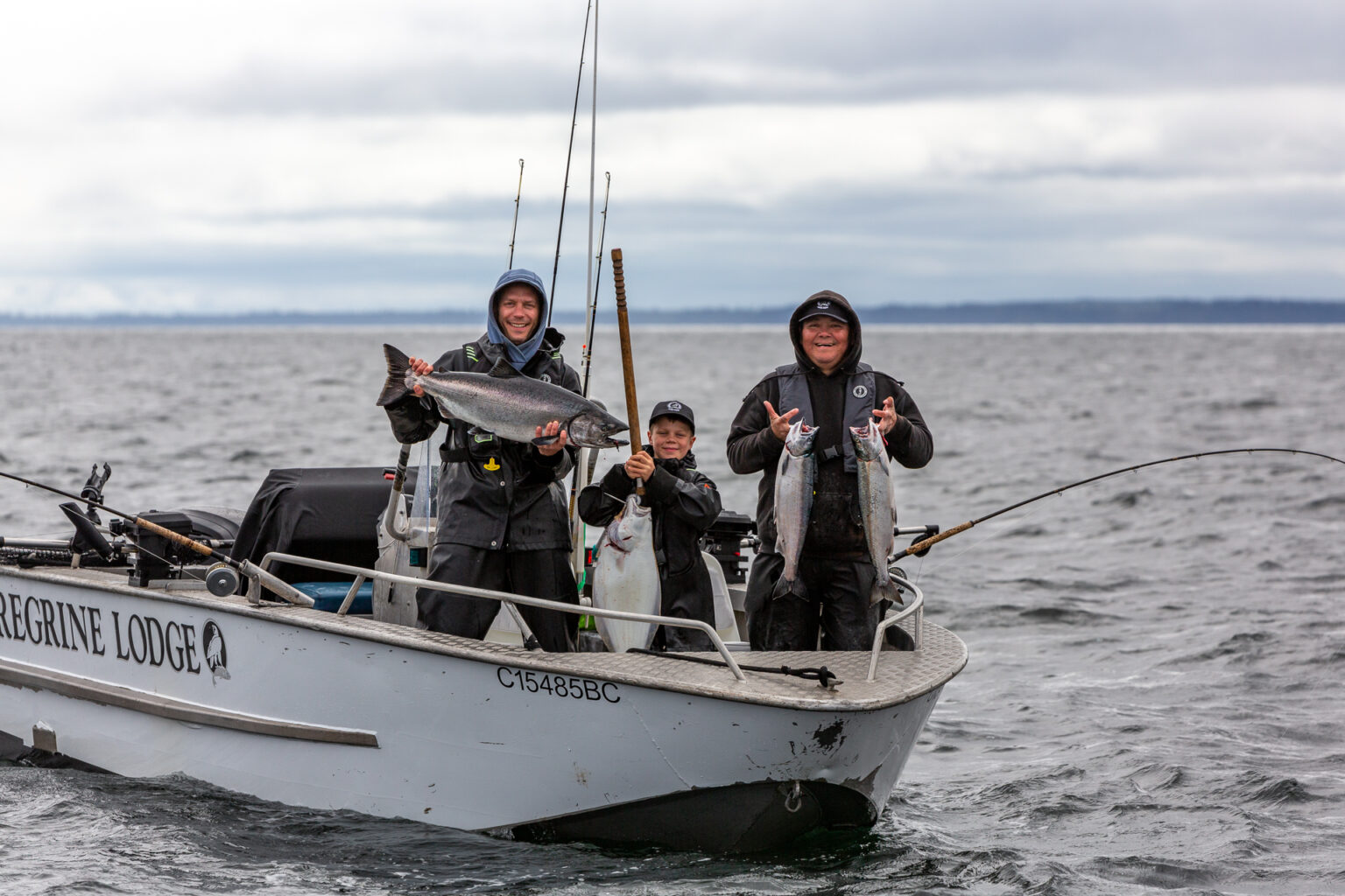 Father/son bonding at its finest! | Peregrine Lodge